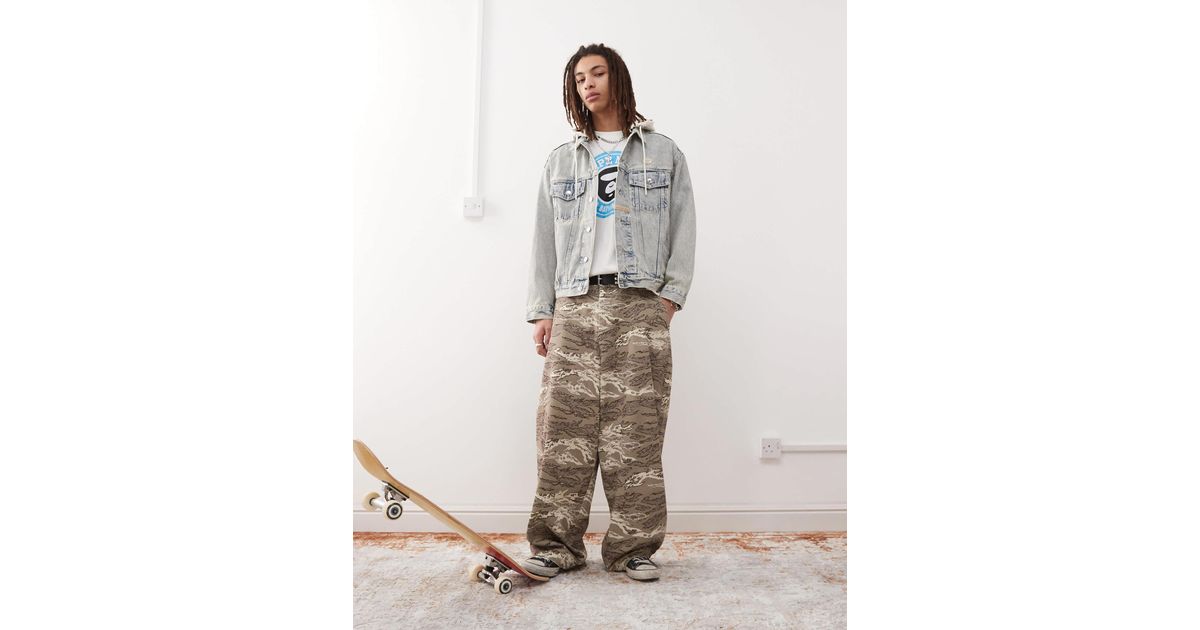 Aape By A Bathing Ape Aape By A Bathing Ape Denim Hooded Jacket And ...