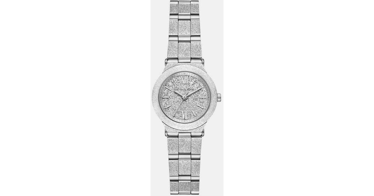 Michael Kors 3 Hand Billie, Stainless Steel in White | Lyst UK