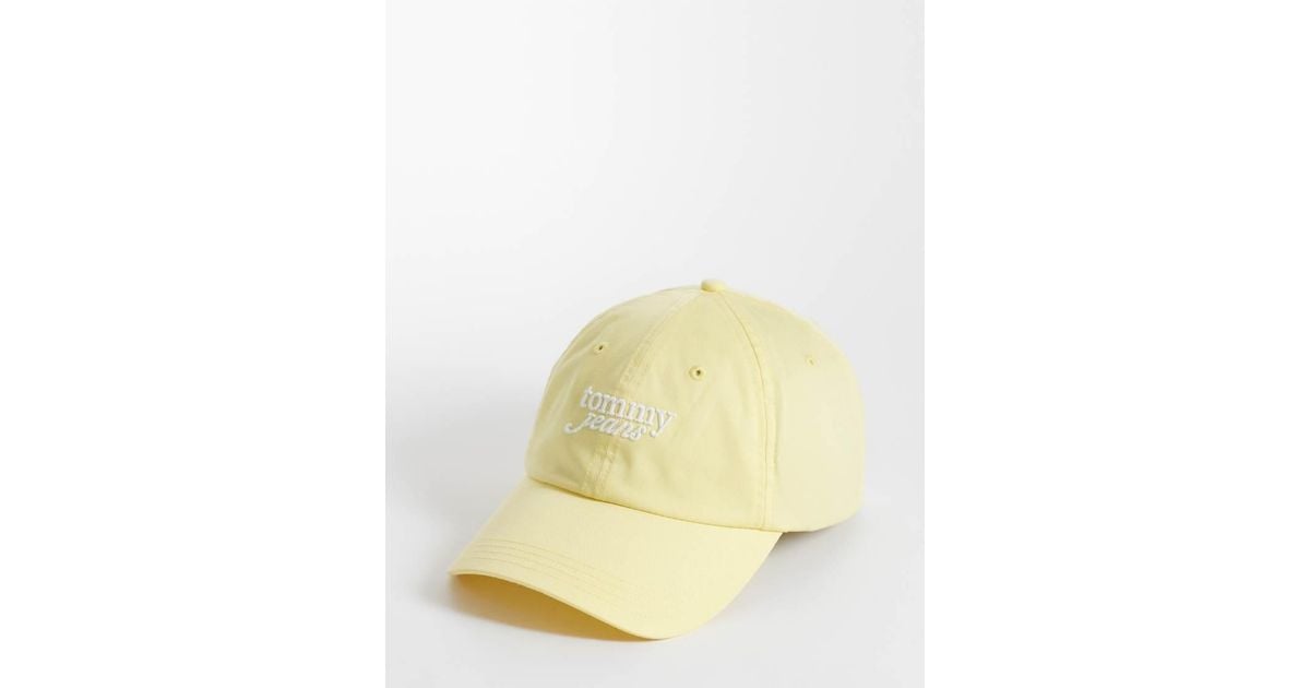 Tommy Hilfiger Script Logo Cap in Natural | Lyst UK