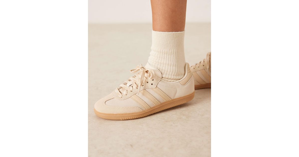 adidas Originals Samba Og Sneakers in Natural | Lyst