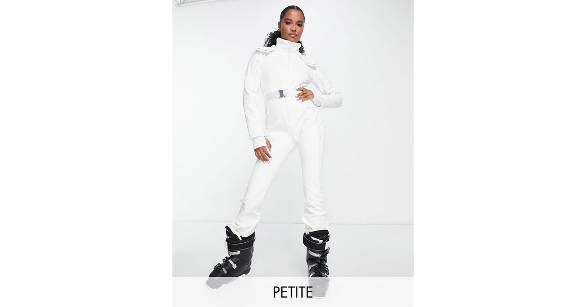ASOS 4505 Ski & Snow 4505 Petite Ski Belted Ski Suit With Slim Kick Leg ...