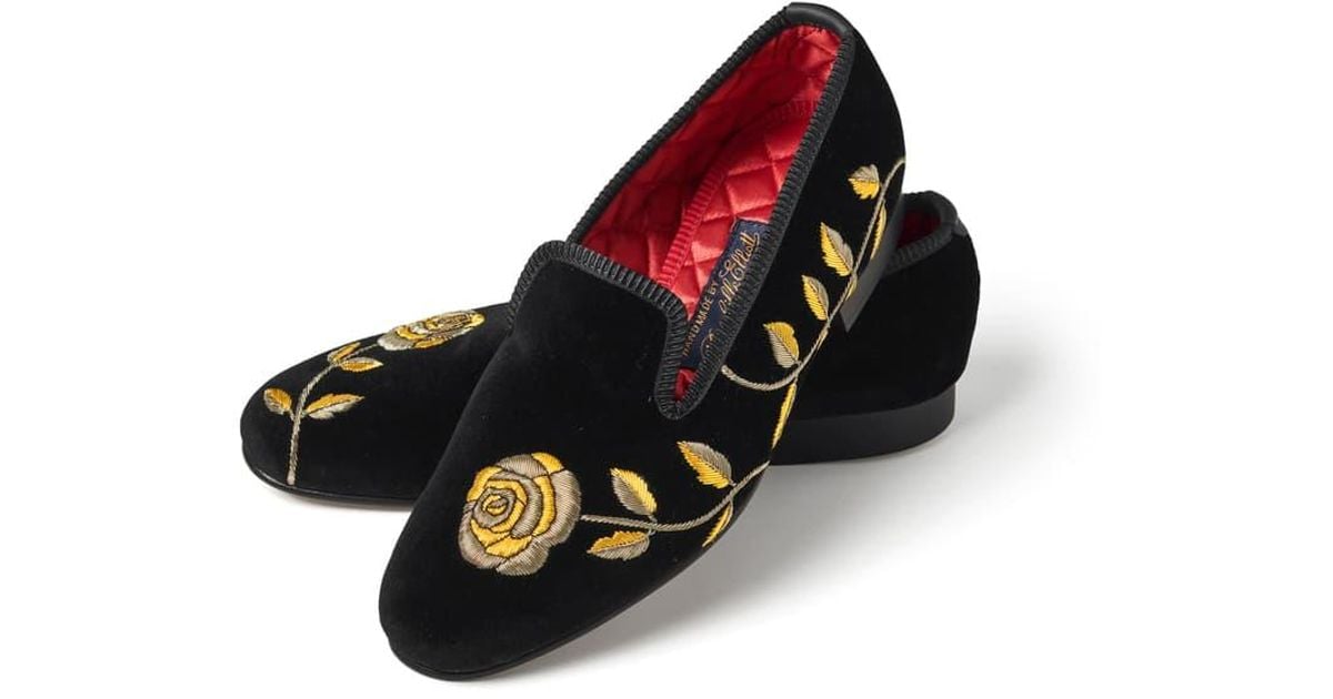 Aspinal of London Patrick Mcdowell Slippers in Red | Lyst