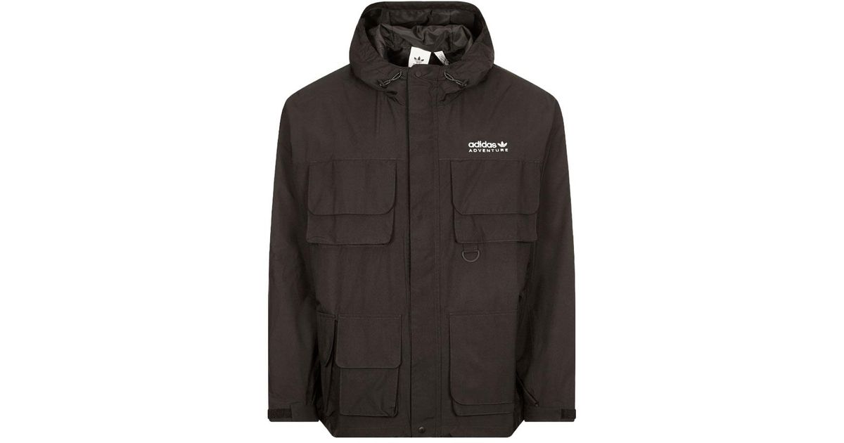 adidas Adventure Jacket in Black for Men | Lyst