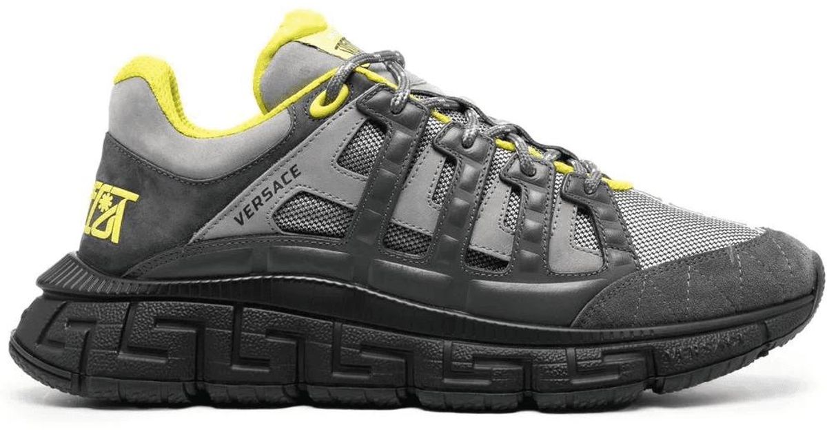 Versace Trigreca Sneakers In Grey Black For Men Lyst