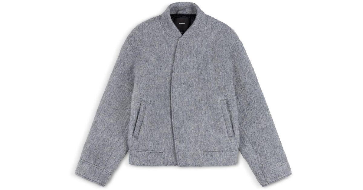 Axel Arigato Hera Bomber Jacket in Gray for Men | Lyst