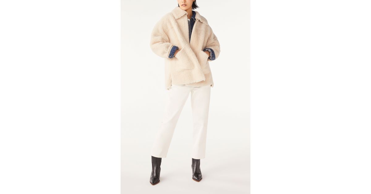 Ba&sh Jacket Yon in Natural | Lyst