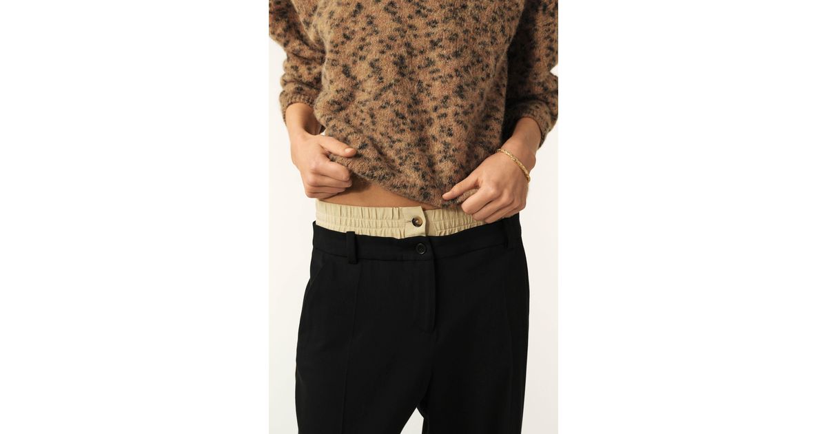 Ba&sh Pants Gigi in Black | Lyst