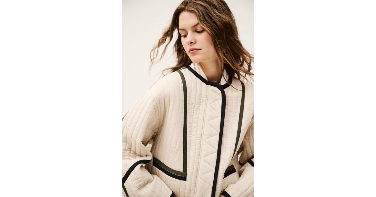 Ba&sh Jacket Chim in Natural | Lyst