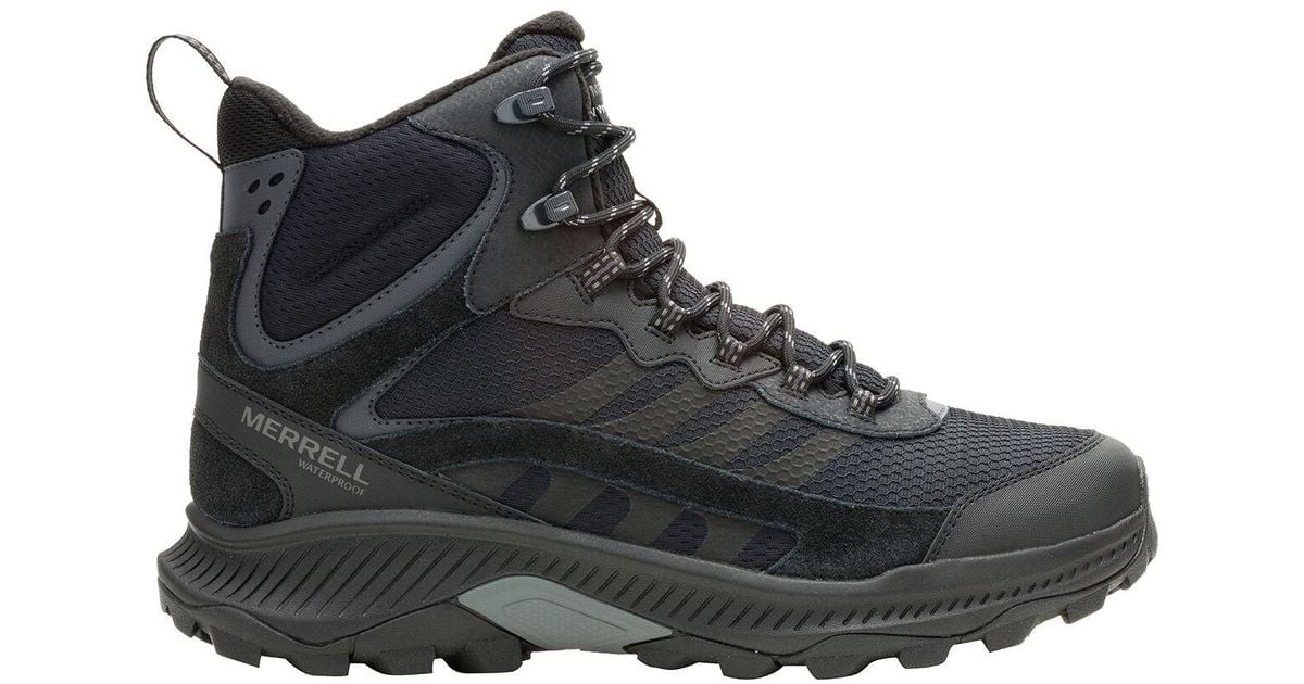 Merrell Speed Strike 2 Thermo Mid Wp Boot in Black | Lyst