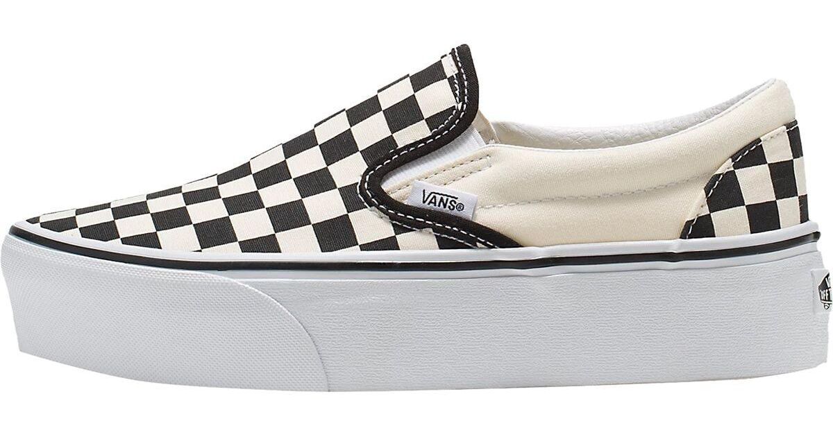 Vans Classic Slip-On Stackform Shoe in White | Lyst