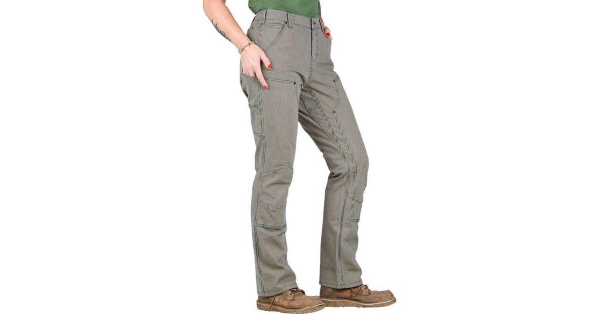 Dovetail Workwear Old School High Rise Pant in Gray | Lyst