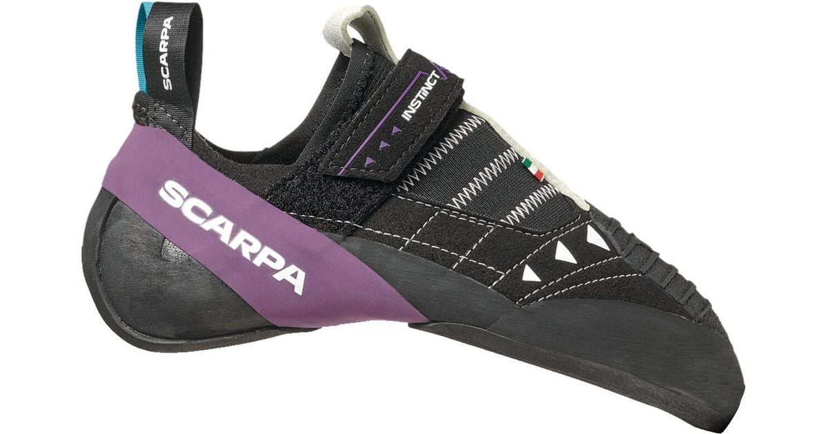 SCARPA Instinct Vsr Lv Climbing Shoe in Black | Lyst