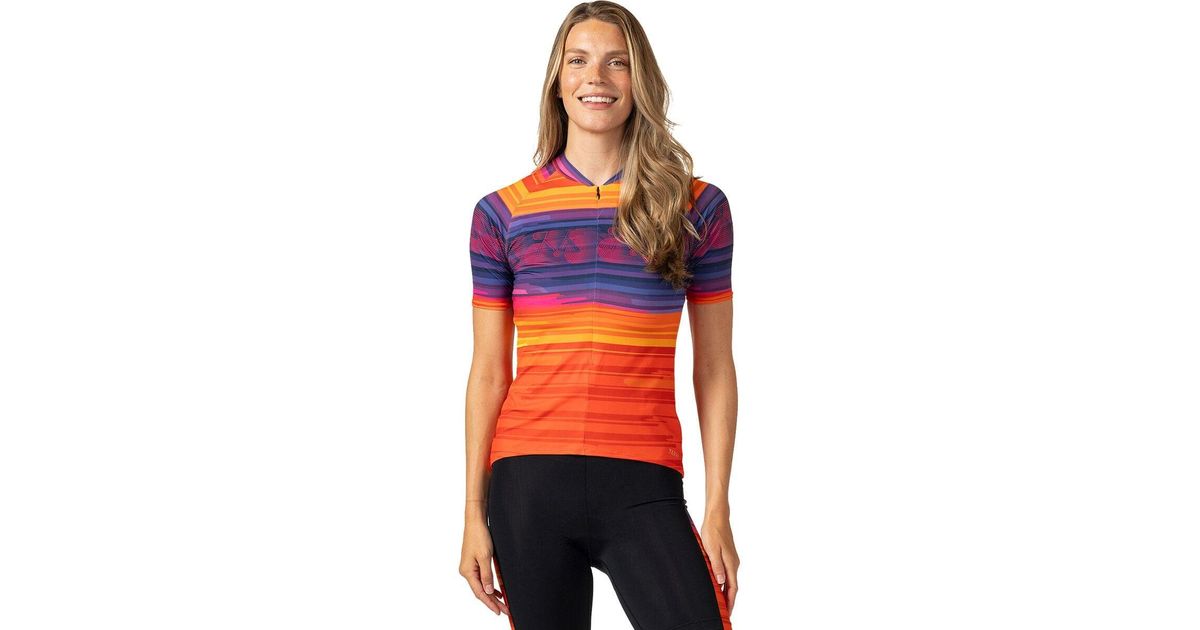 Terry Bicycles Soleil Short-Sleeve Jersey in Red | Lyst