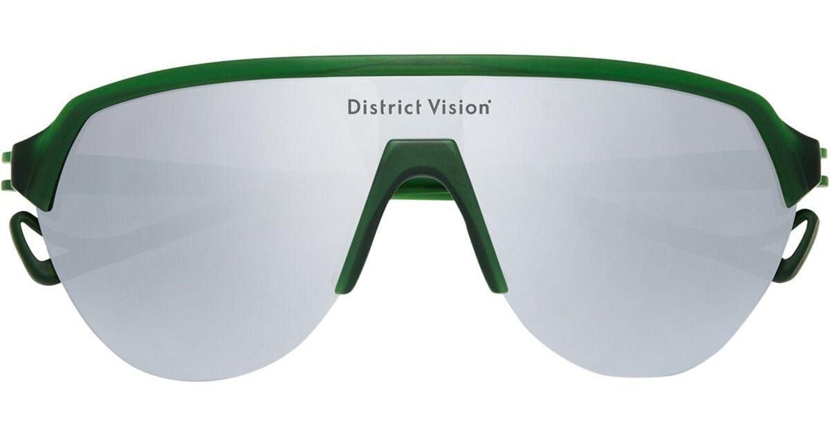 District Vision Nagata Speed Blade Sunglasses in Green | Lyst
