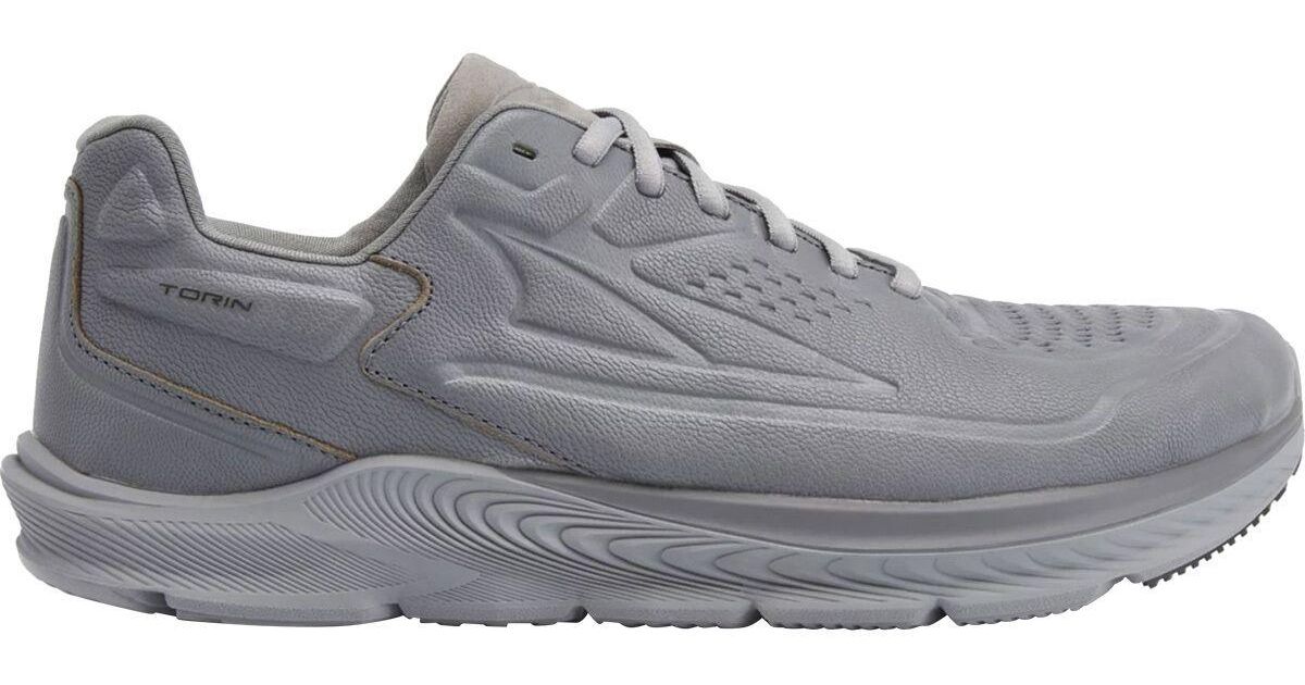Altra Torin 5 Leather Wide Shoe in Gray | Lyst