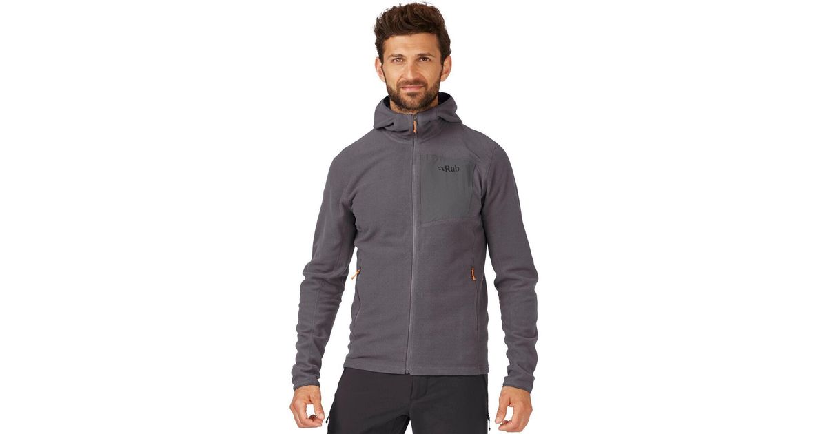 Rab Tecton Hooded Jacket in Gray | Lyst