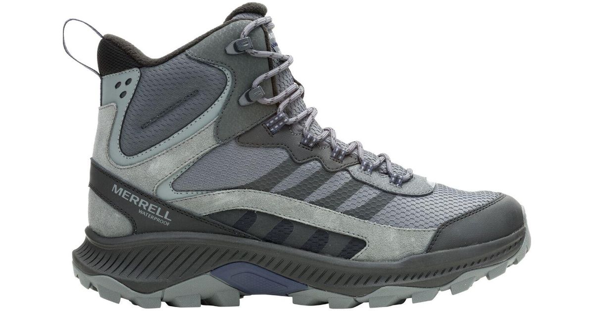 Merrell Speed Strike 2 Thermo Mid Wp Boot in Gray | Lyst