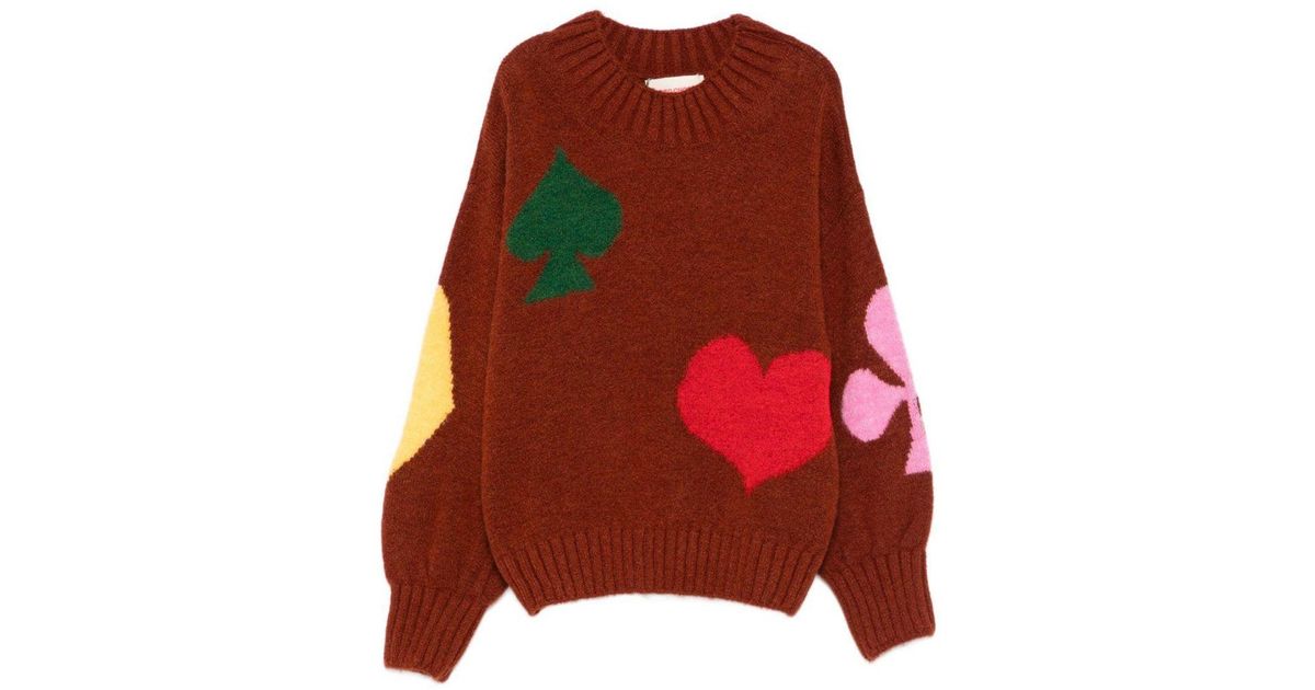 Bobo Choses Sweater "Figures" in Red | Lyst UK