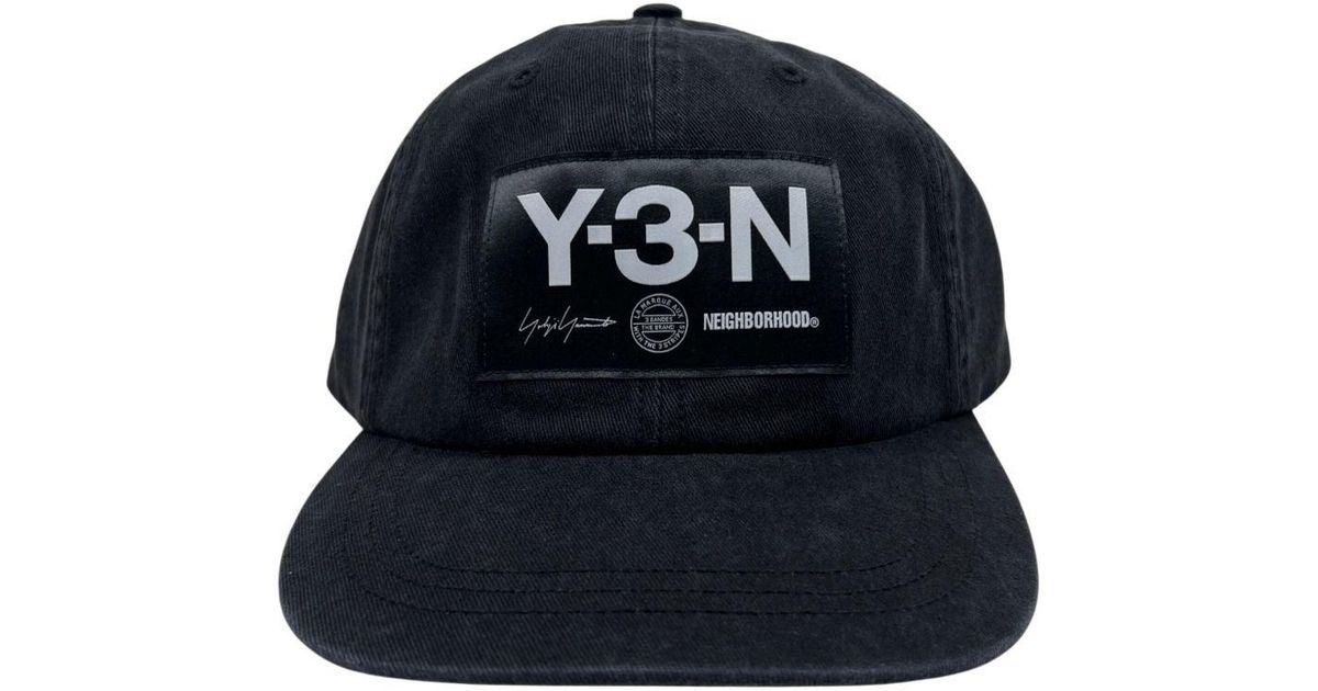 Y-3 X NBHD Logo Baseball Cap in Blue for Men | Lyst UK