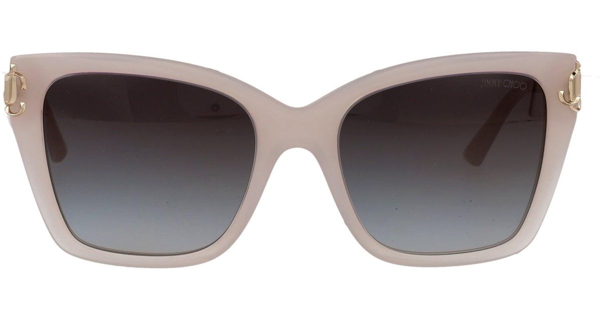 Jimmy Choo Sunglasses in Brown | Lyst UK
