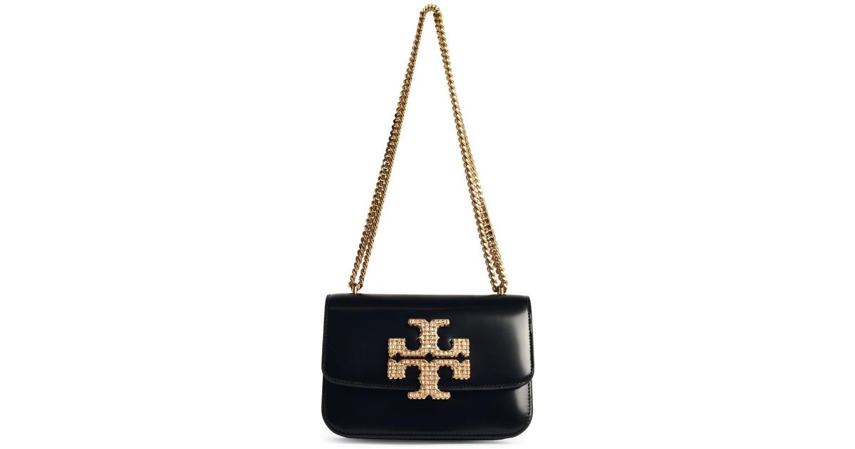 Tory Burch 'Eleanor' Lear Crossbody Bag in Black | Lyst