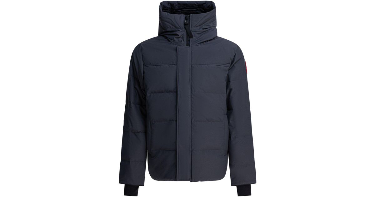 Canada Goose "Macmillan" Down Jacket in Blue for Men | Lyst UK