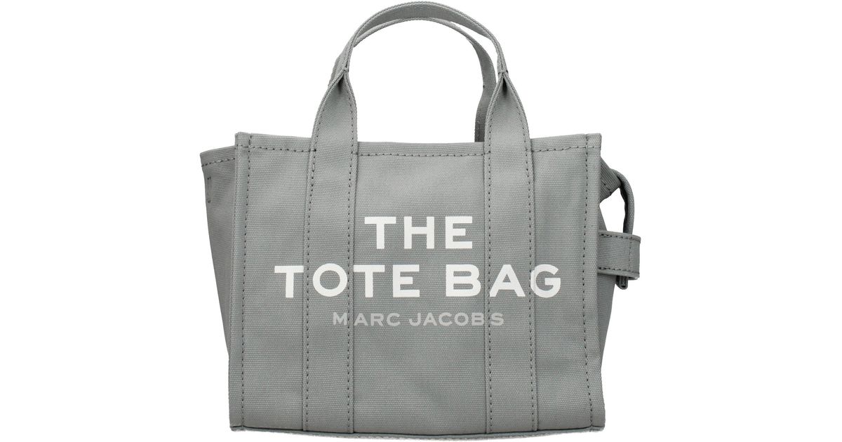 Marc Jacobs Hand Bags The Tote Bag Fabric/ Wolf in Gray | Lyst
