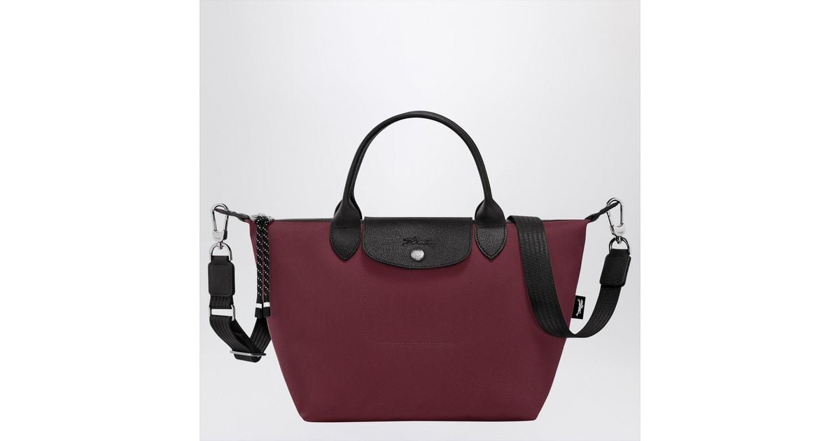 Longchamp Burgundy Le Pliage Energy S Bag in Purple | Lyst