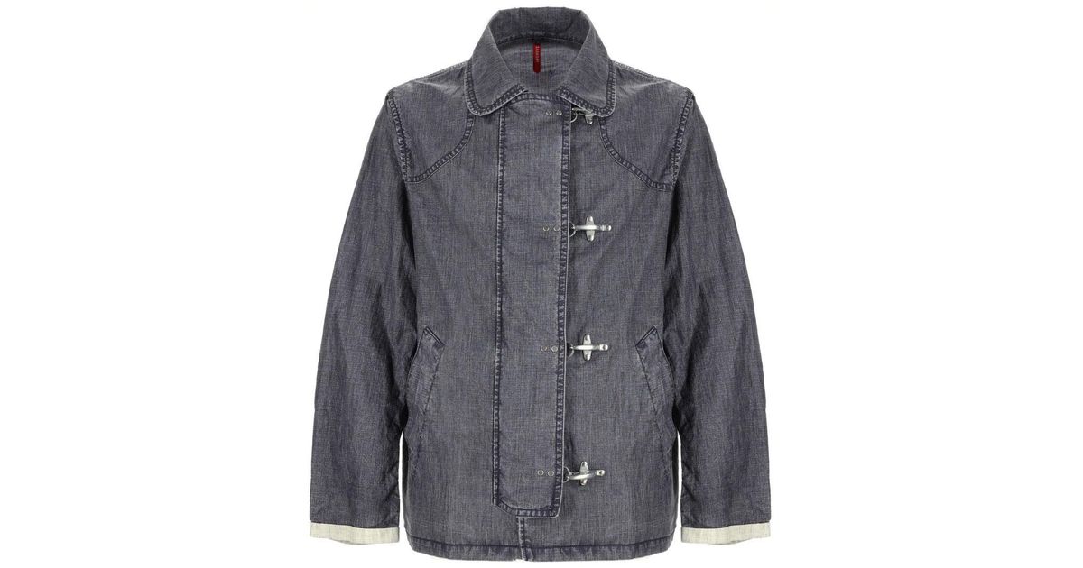 Fay "4 Hooks" Jacket in Blue | Lyst UK
