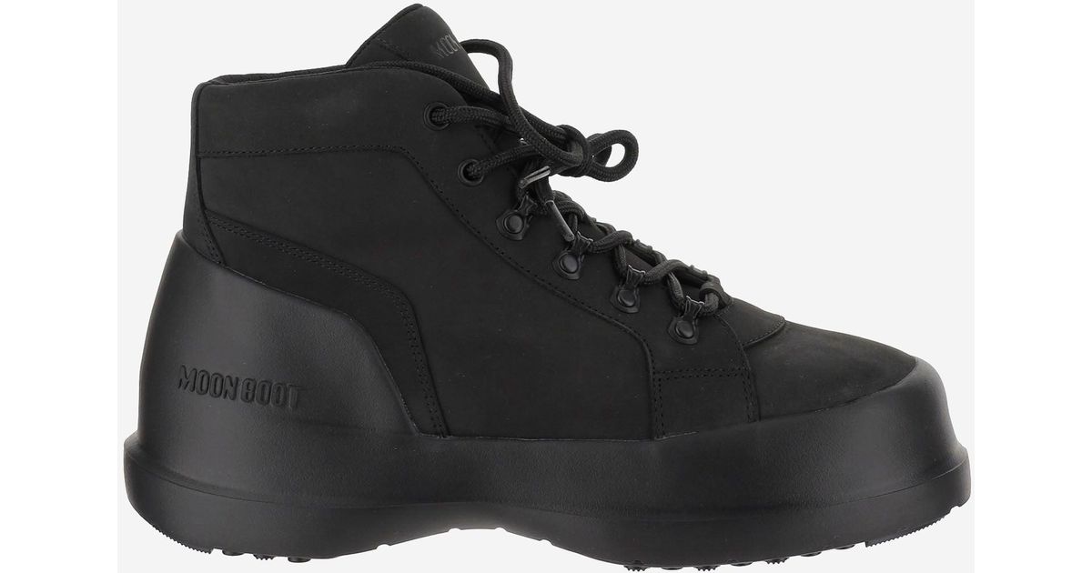 Moon Boot Trek in Black for Men | Lyst