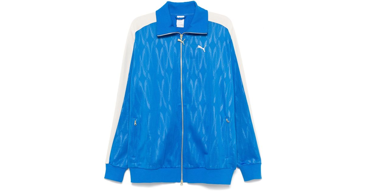 PUMA The Neverworn Iv T7 Track Jacket in Blue for Men | Lyst