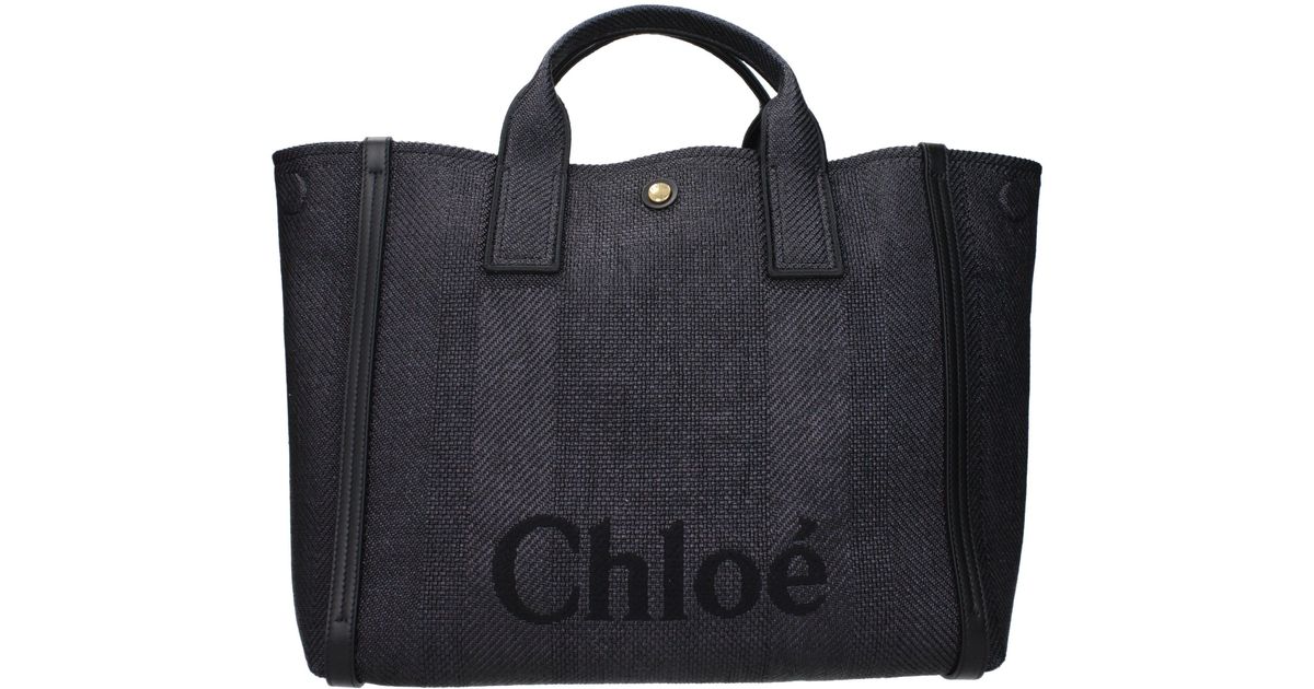 Chloé Fabric Handbags in Black | Lyst UK