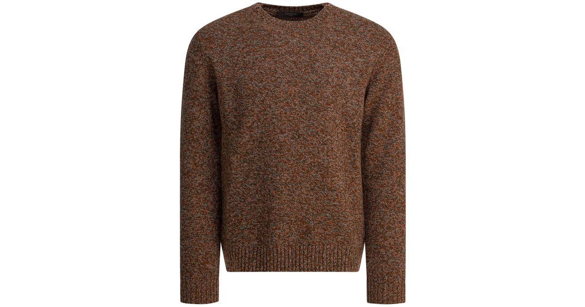 Zanone Knitwear in Brown for Men | Lyst UK