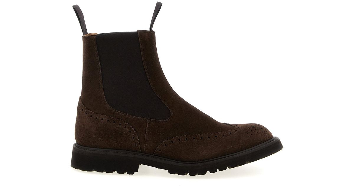 Tricker's Henry Boots And Ankle Boots in Brown for Men | Lyst
