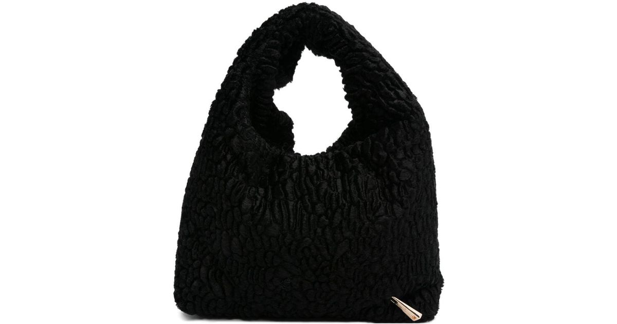 La Milanesa Small Hobo Bag in Black | Lyst UK