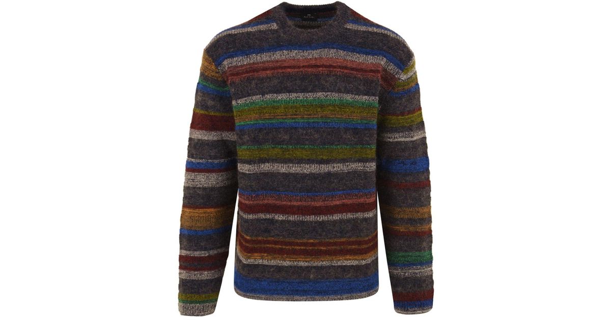Paul Smith Sweaters Multi Colour in Blue | Lyst UK