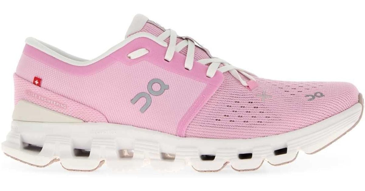 On Shoes Cloud X 4 in Pink | Lyst UK