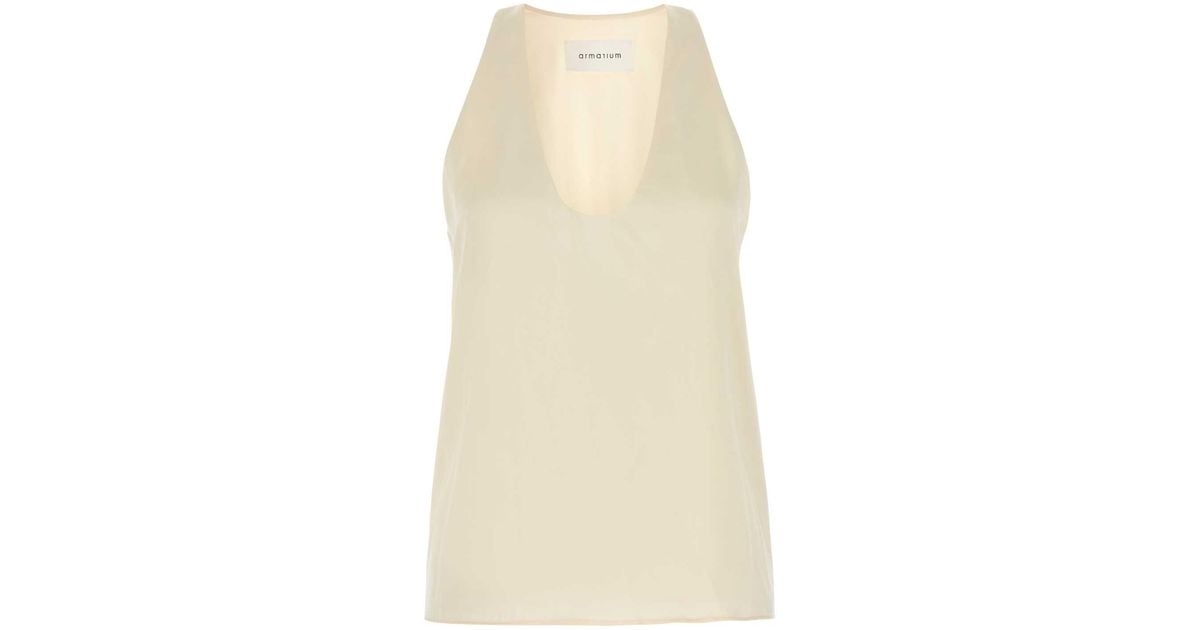 ARMARIUM Bianca Top in Natural | Lyst Canada