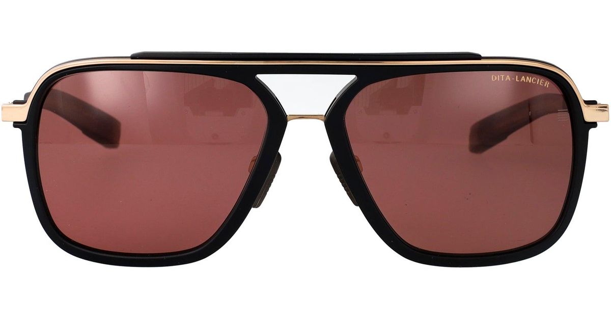 Dita Eyewear Aviator Sunglasses Dls400 57 01 in Brown | Lyst UK