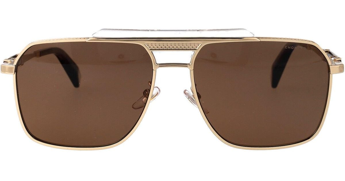 Chopard Aviator Sunglasses Schl31 300 Z in Brown | Lyst