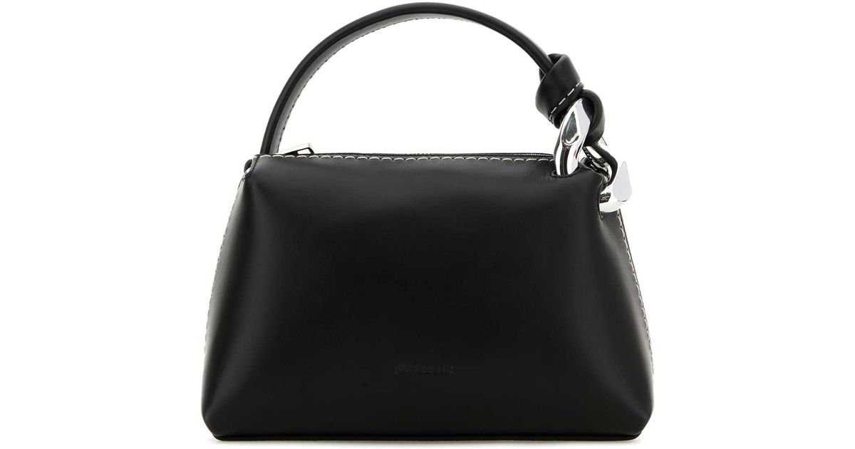 JW Anderson Jw Anderson Leather Small Jwa Corner Handbag in Black for ...