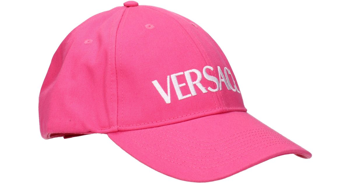 Versace Hats For in Pink | Lyst