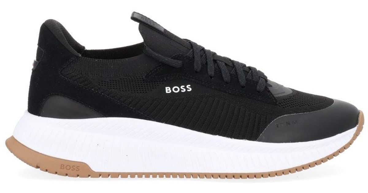 BOSS Synthetic Sneaker in Black for Men | Lyst Canada