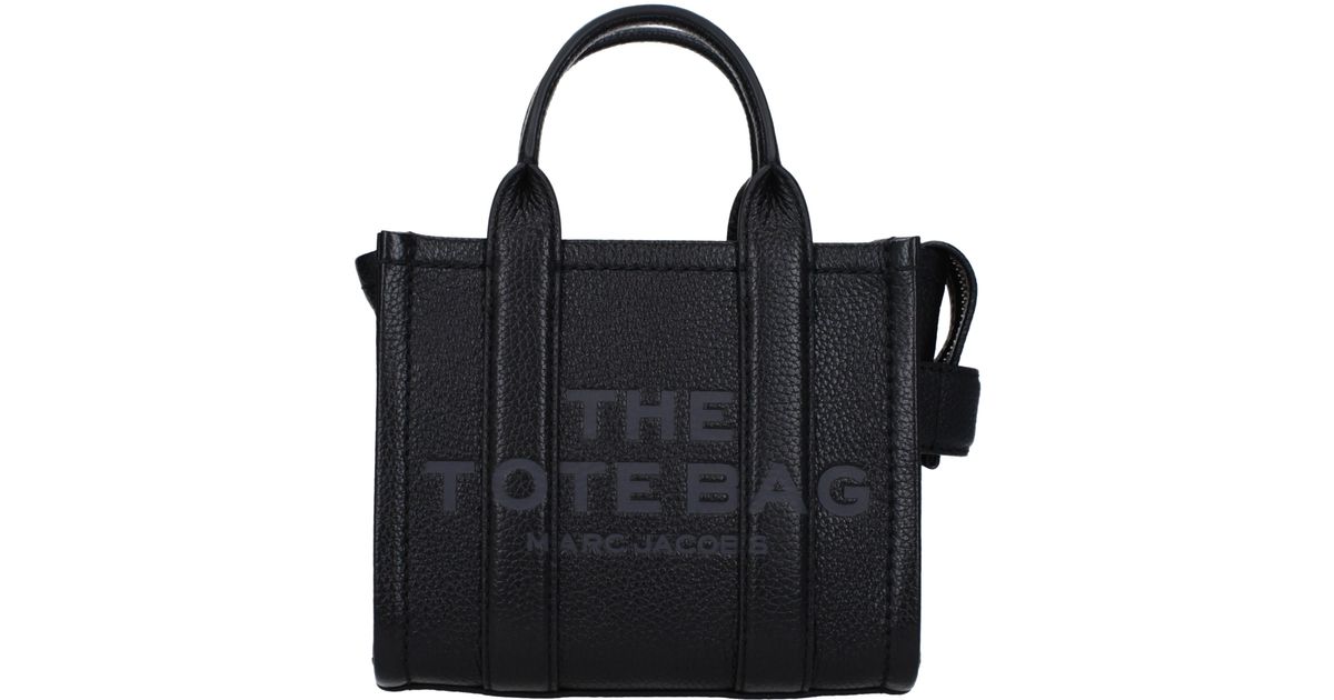 Marc Jacobs Hand Bags The Tote Leather in Black | Lyst