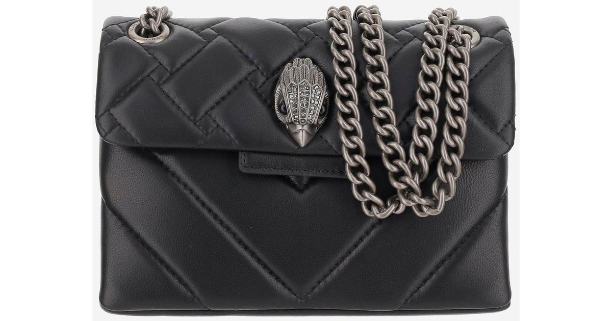Kurt Geiger Leather Kensington Bag in Black | Lyst UK