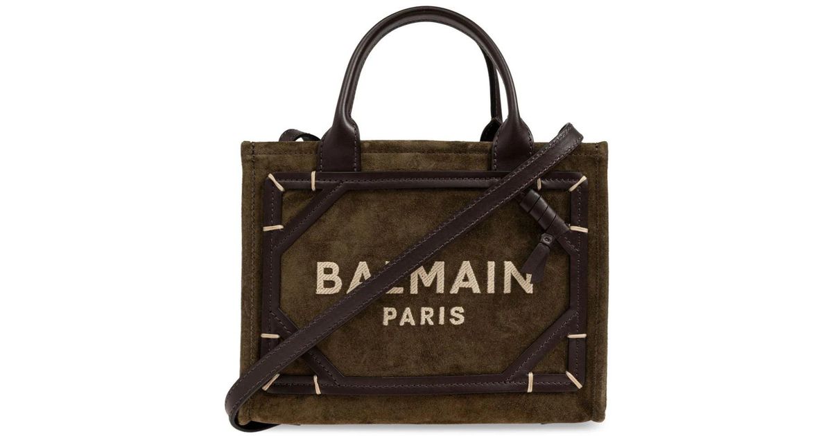 Balmain Small Army Tote Bag in Black for Men | Lyst