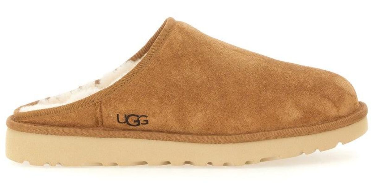 UGG Slip On Classic in Brown | Lyst UK