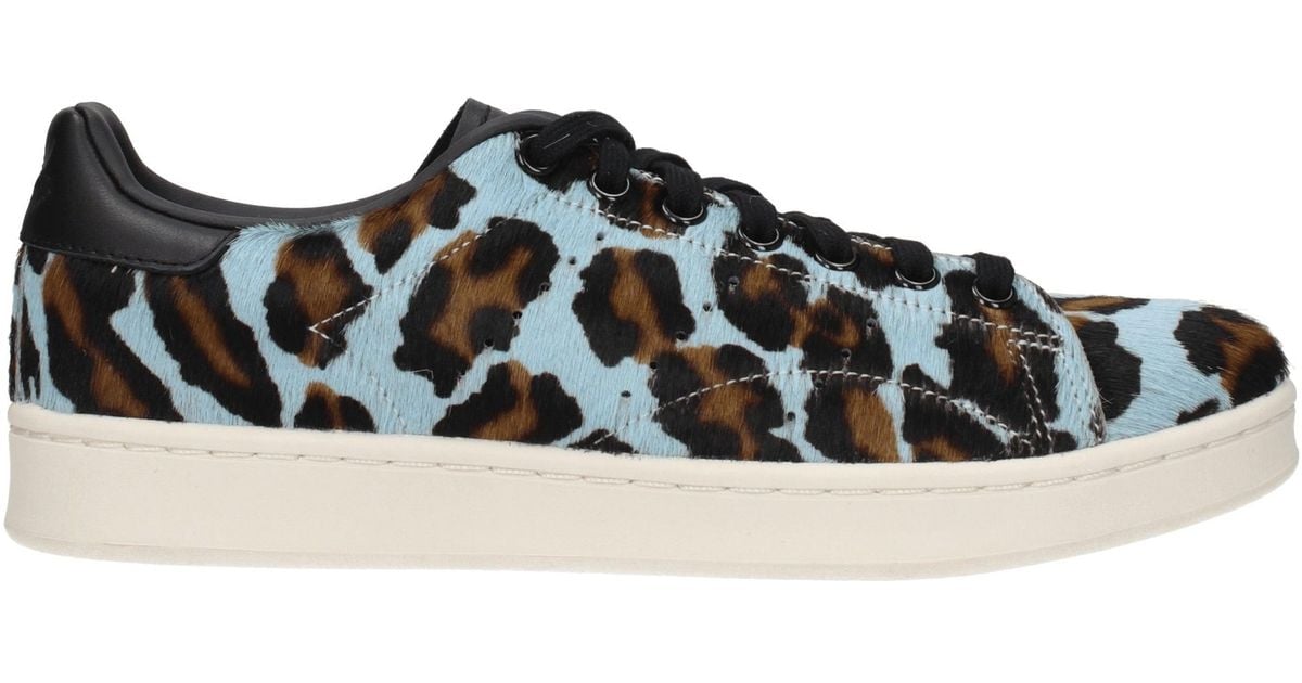 adidas Sneakers Stan Smith Heavenly Horse/Leopard in Black for Men | Lyst