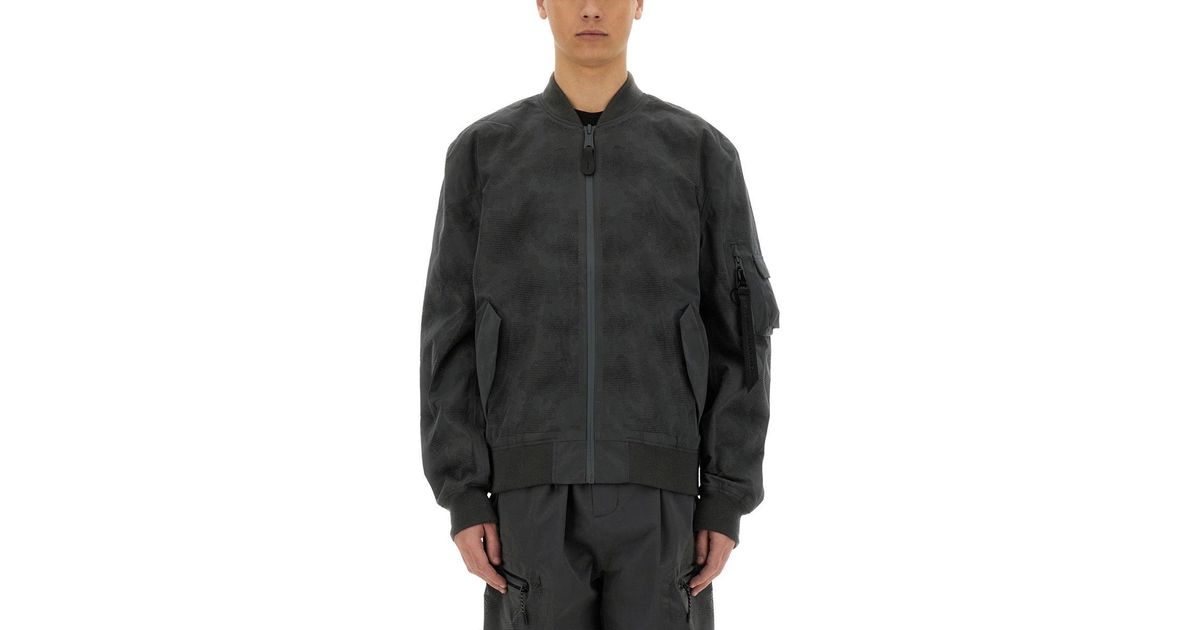 Alpha Industries L2B Laser Cut Jacket in Grey | Lyst UK