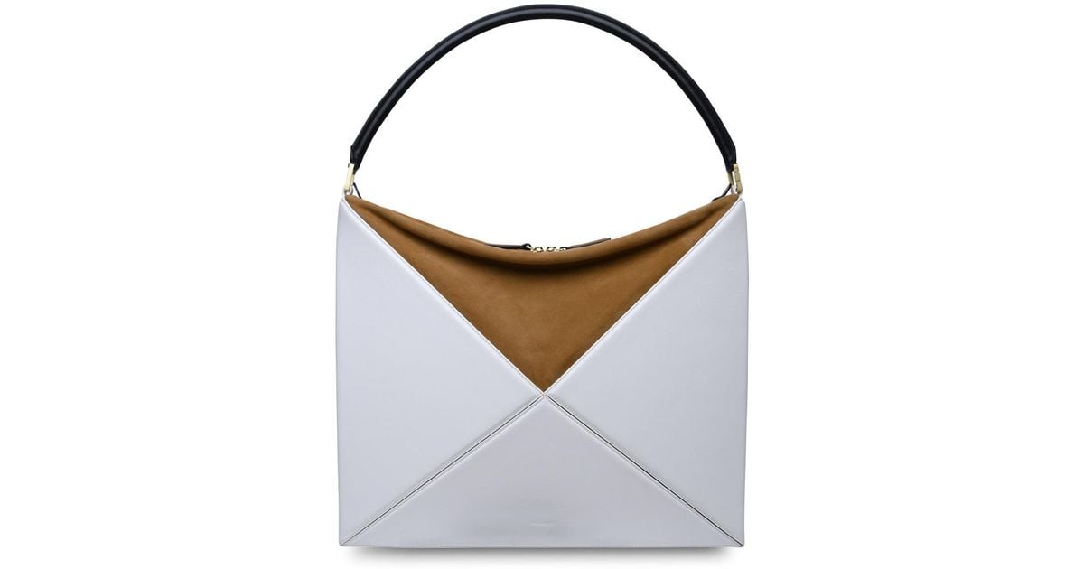 Mlouye 'Hobo Flex' Cowhide Bag in White | Lyst